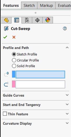 آموزش دستور swept cut در نرم افزار solidworks - مهندس یار